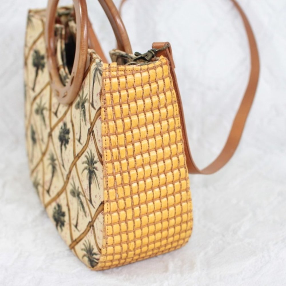 Palm Tree Shoulder Bag // Summer Purse - Gem